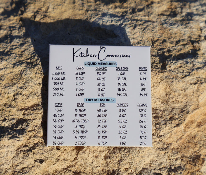 Kitchen Conversion Magnet – EP Magnets & Prints